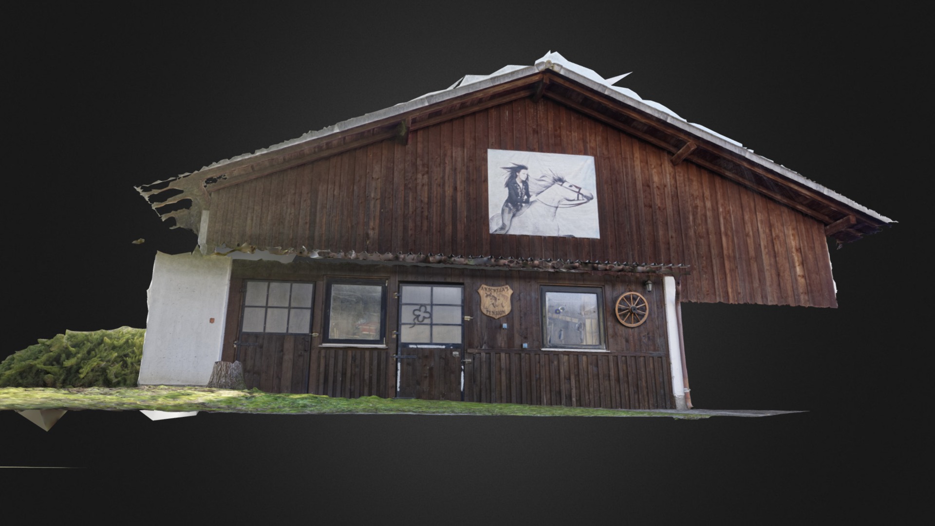Stable wall with image Horse - 3D model by 3DScan4You.de (@3dscan4you ...