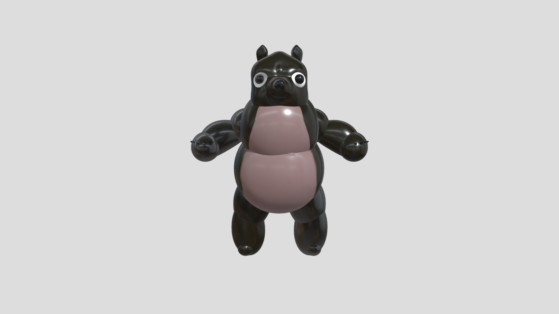Noob bear - 3D model by Thunder raven (@saifa) [b2a4fe1] - Sketchfab
