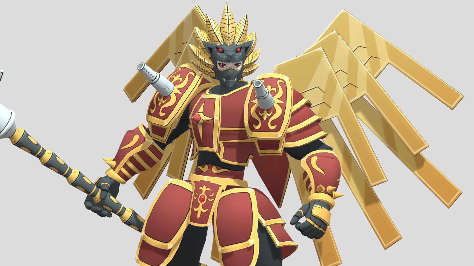 Raihimon - Digimon New Century - Download Free 3D model by ...