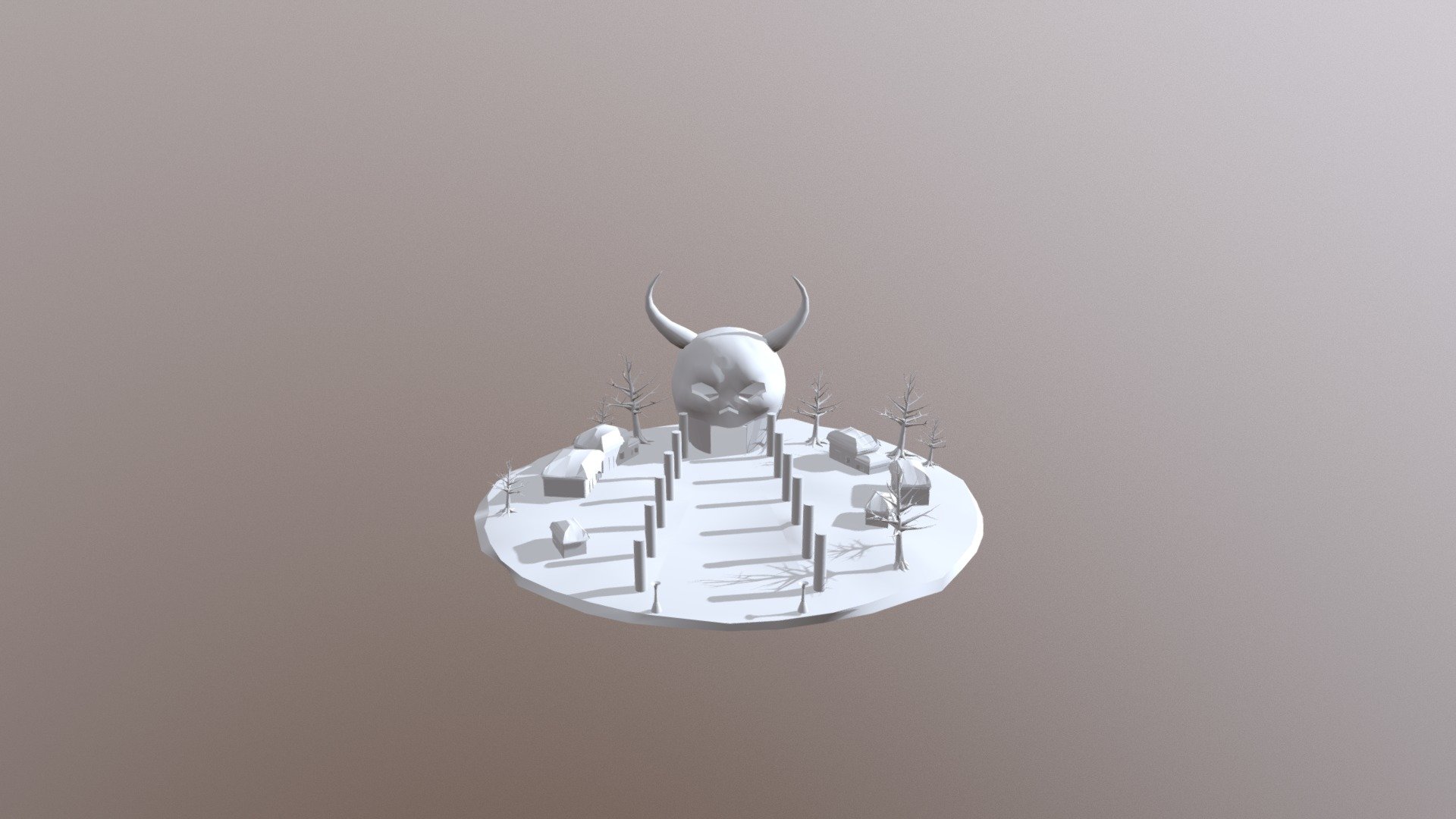 Scull Cave - 3D model by Yoclesh [b2a8884] - Sketchfab