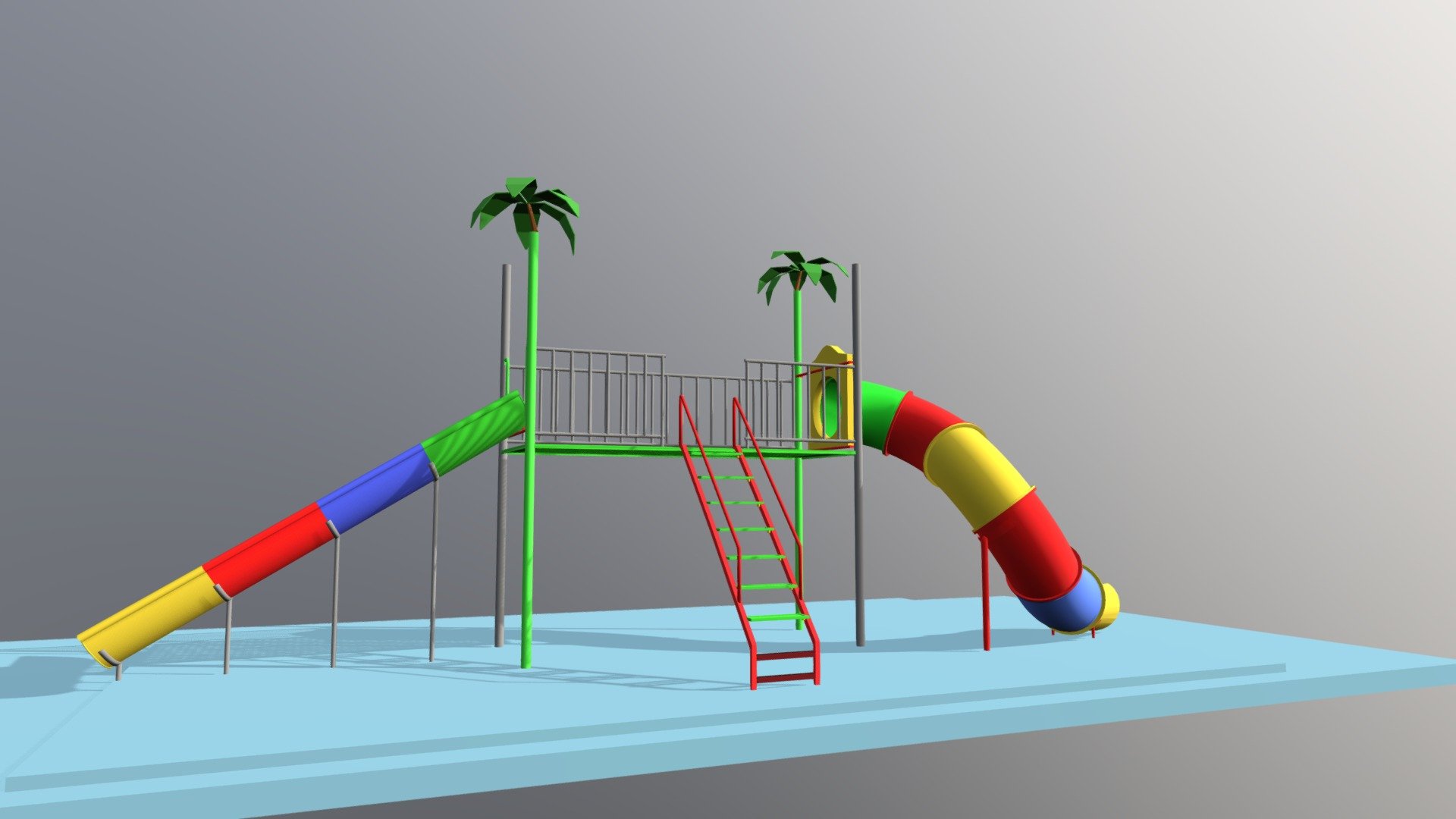 TOBOGAN ACUATICO 3 - 3D model by DROF S.A (@santiagogalassi) [b2ae4c5 ...
