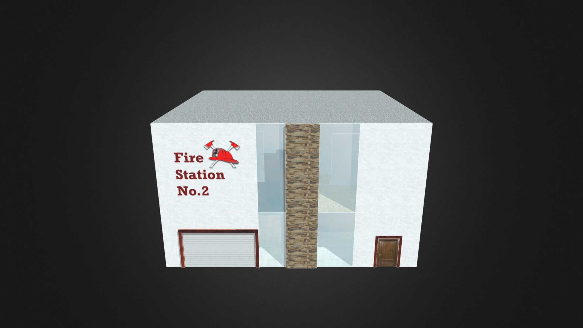 Fire Station No.2 - Download Free 3D model by shirlanne [b2af3e7 ...