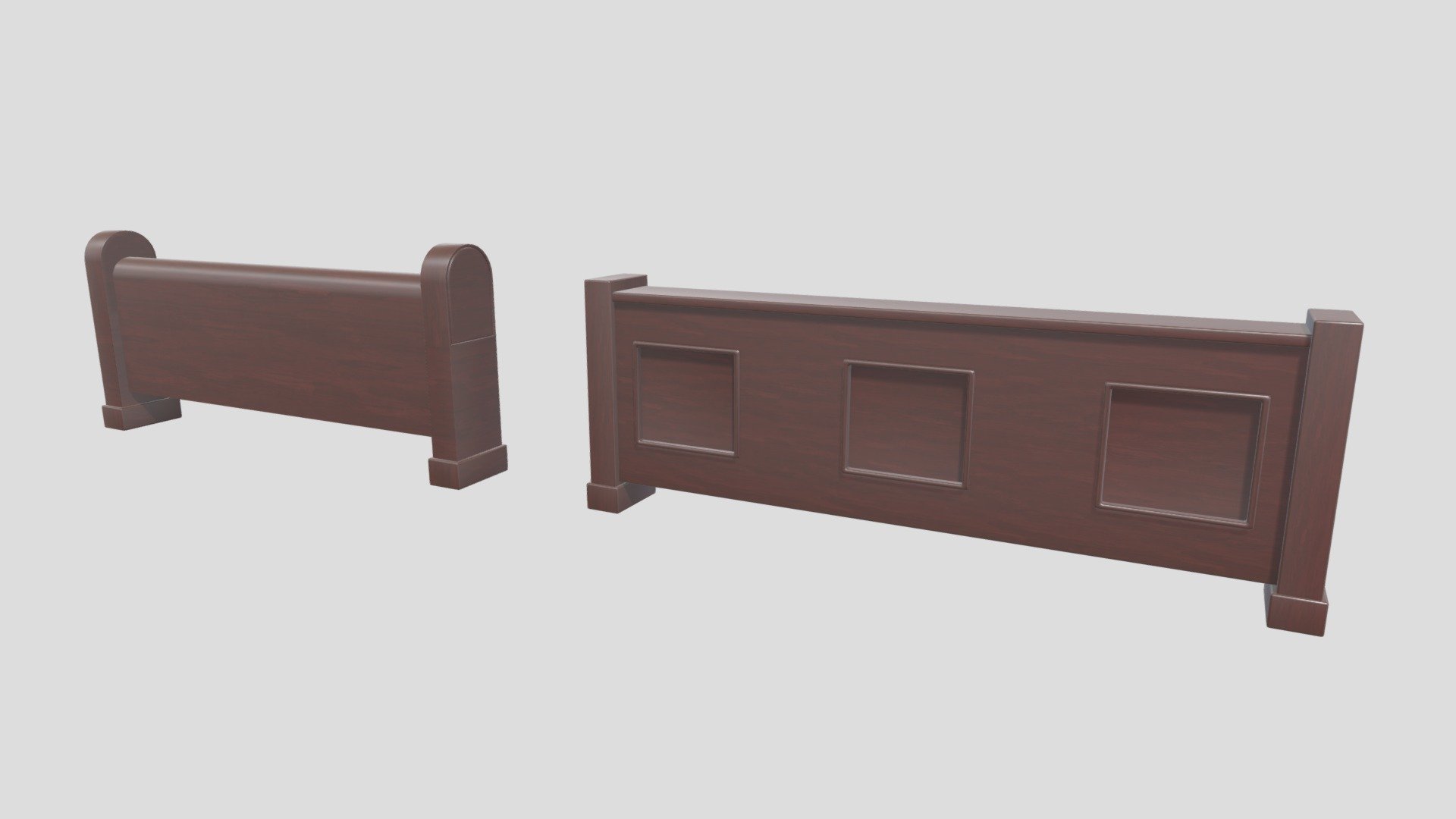 Church Pew Front Screen Set - Buy Royalty Free 3D model by Pickle55100 ...