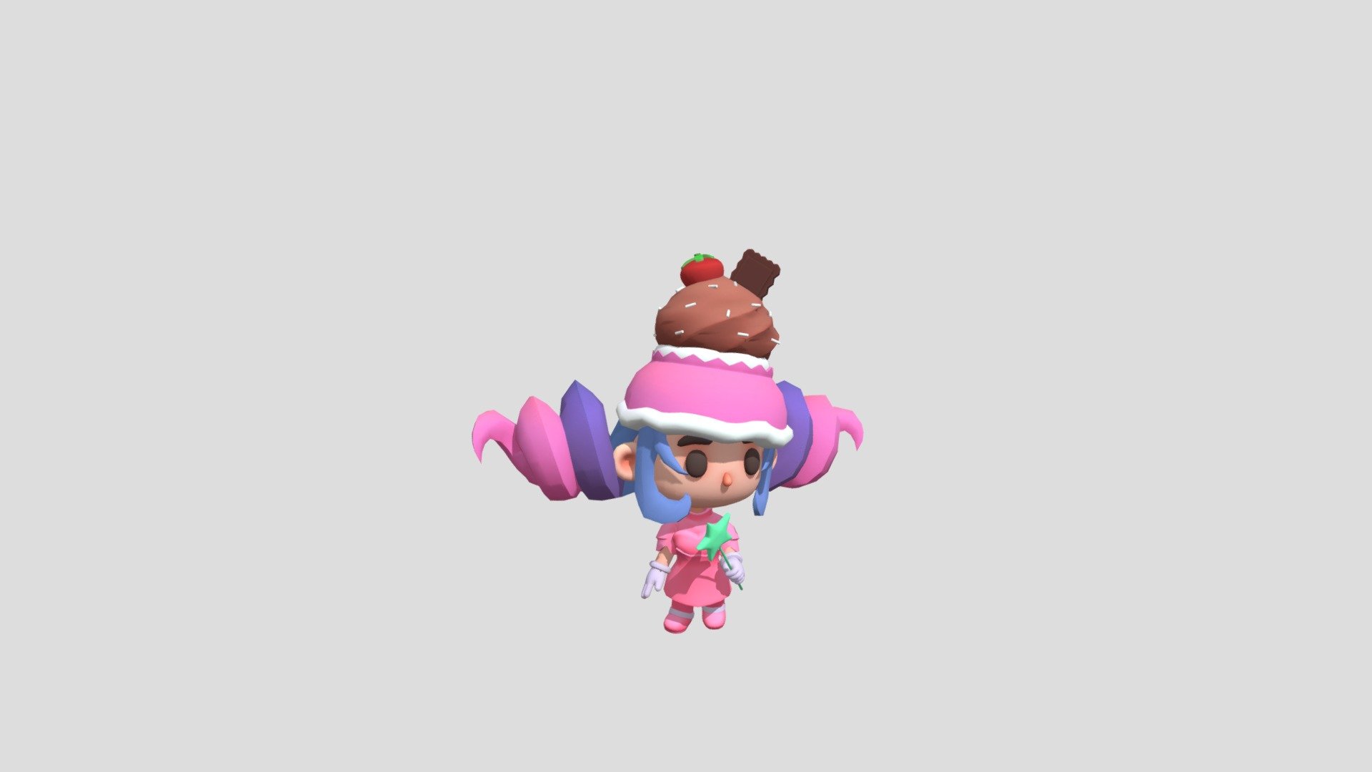 Candy Girl - Download Free 3D model by Cyucl (@yucelcagan0) [b2b07f7 ...
