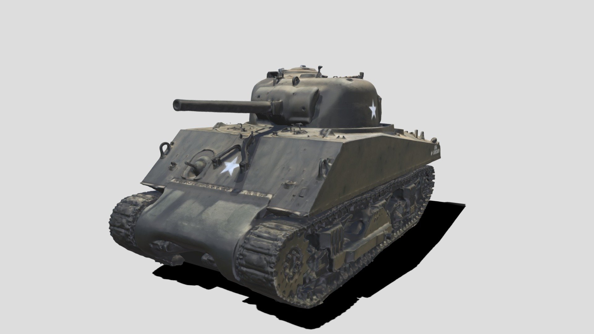 M4A3 Sherman Tank - 3D model by TechnicallyTheaterDirector ...