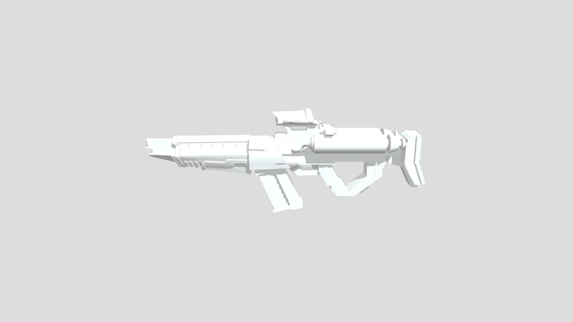 Scifi Gun - 3D model by dhanarajd1703 [b2b40d7] - Sketchfab