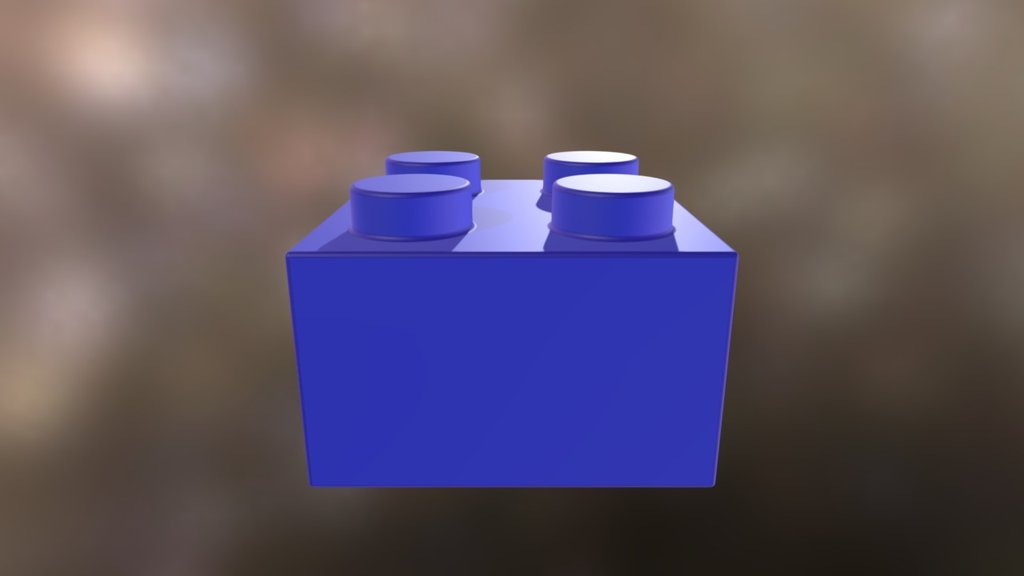 lego blokje 2x2 - 3D model by koeki1234 [b2b4720] - Sketchfab