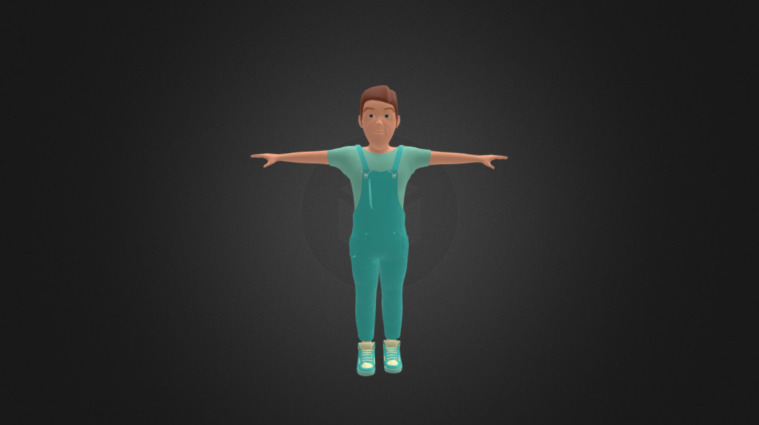 Human Male Character - Proportional - 3D model by Francisco Cancela ...