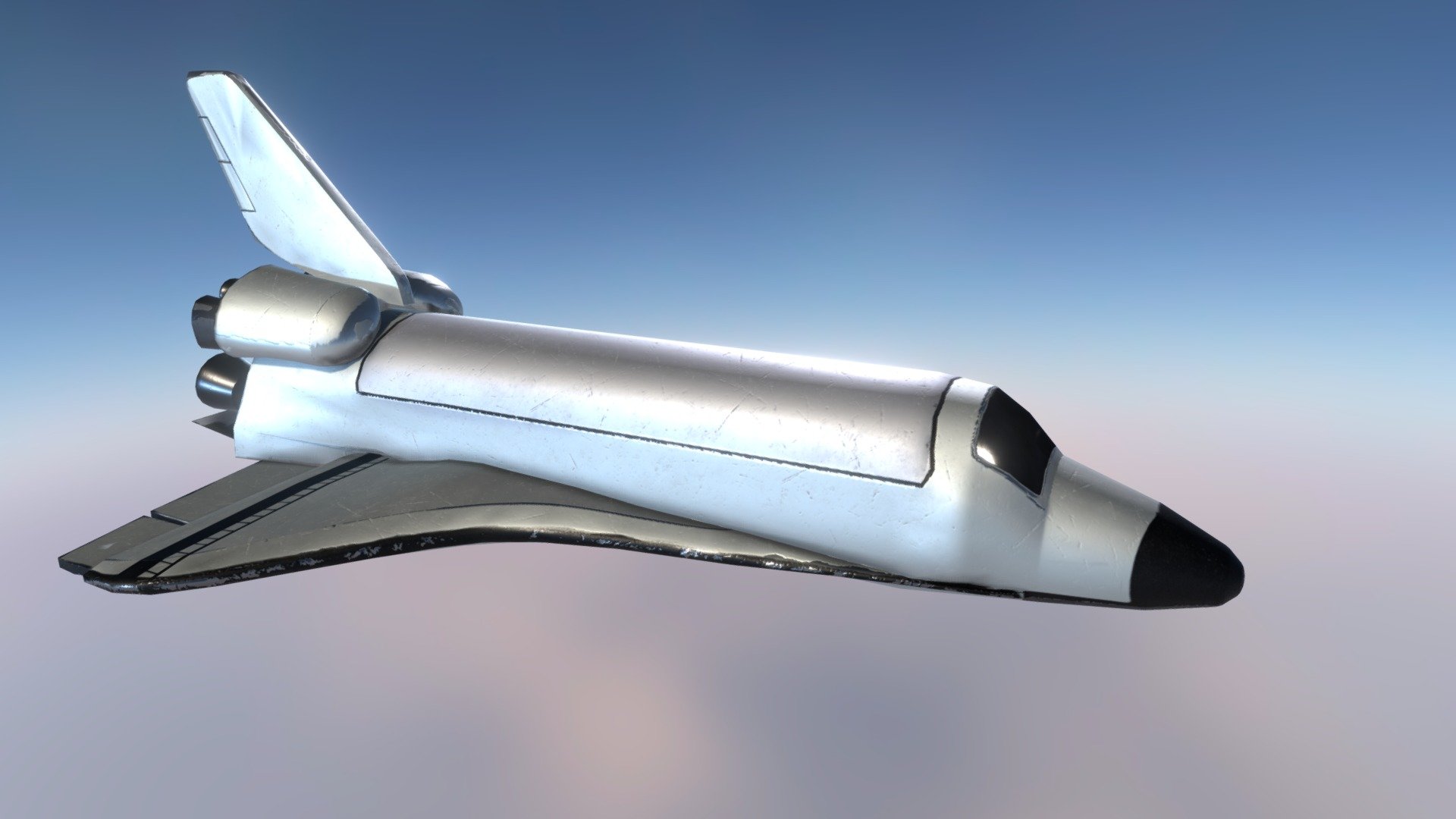 SpaceShuttle - 3D model by T3D (@artbyT3D) [b2b7616] - Sketchfab