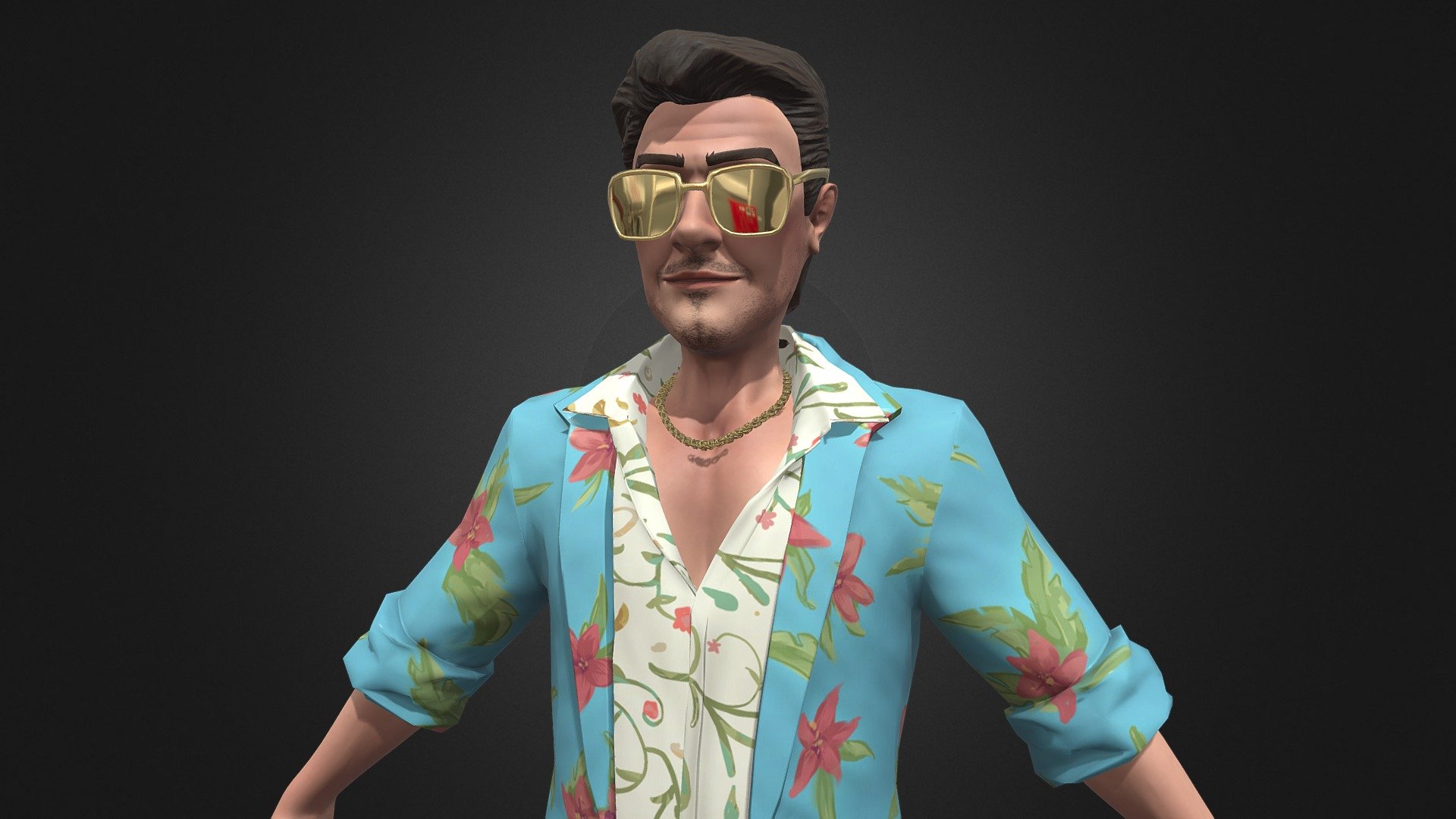 GTA vice city Tommy - 3D model by hodart [b2b777d] - Sketchfab