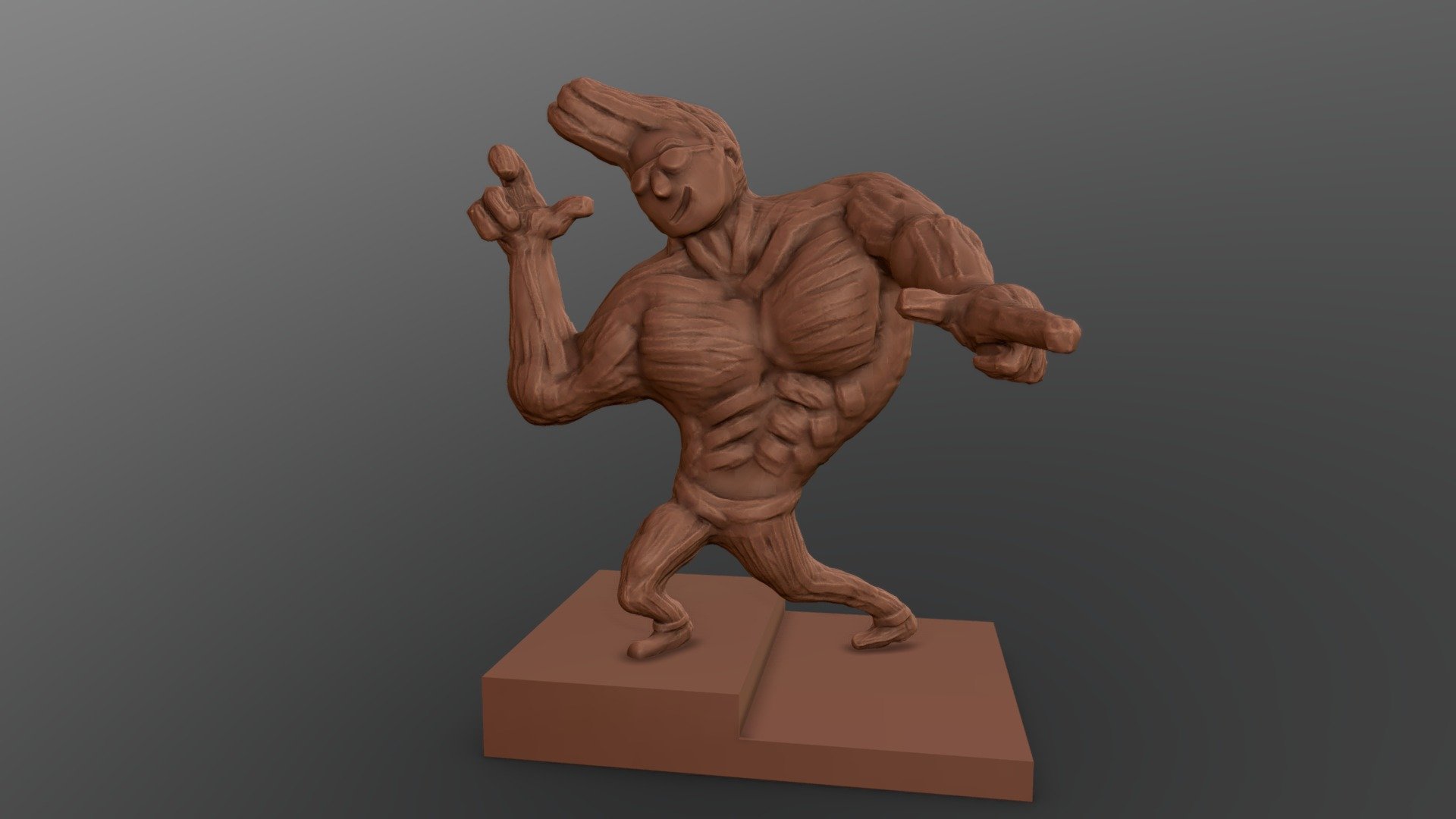 Day 12 - Unproportional Bodybuilder - Download Free 3D model by ...