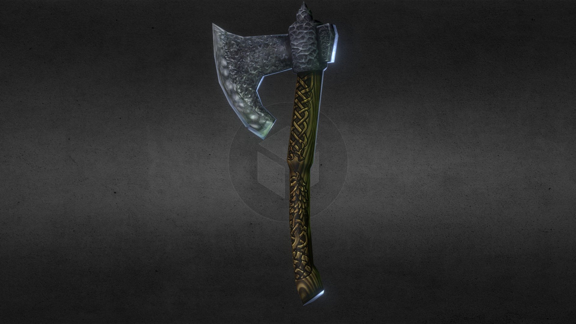TexturePaintedAxe - 3D model by ullreym [b2b7db0] - Sketchfab