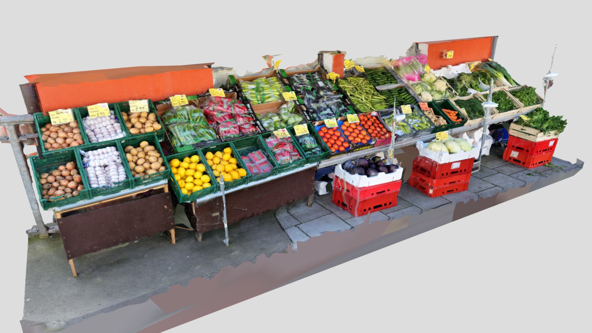 Vegetable Stand - Download Free 3D model by PuerNoctis [b2ba795 ...
