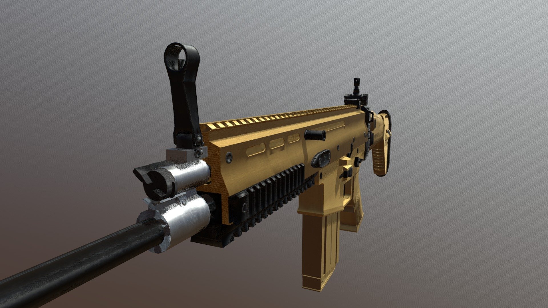 SCAR-L - 3D model by YJW [b2bac0e] - Sketchfab