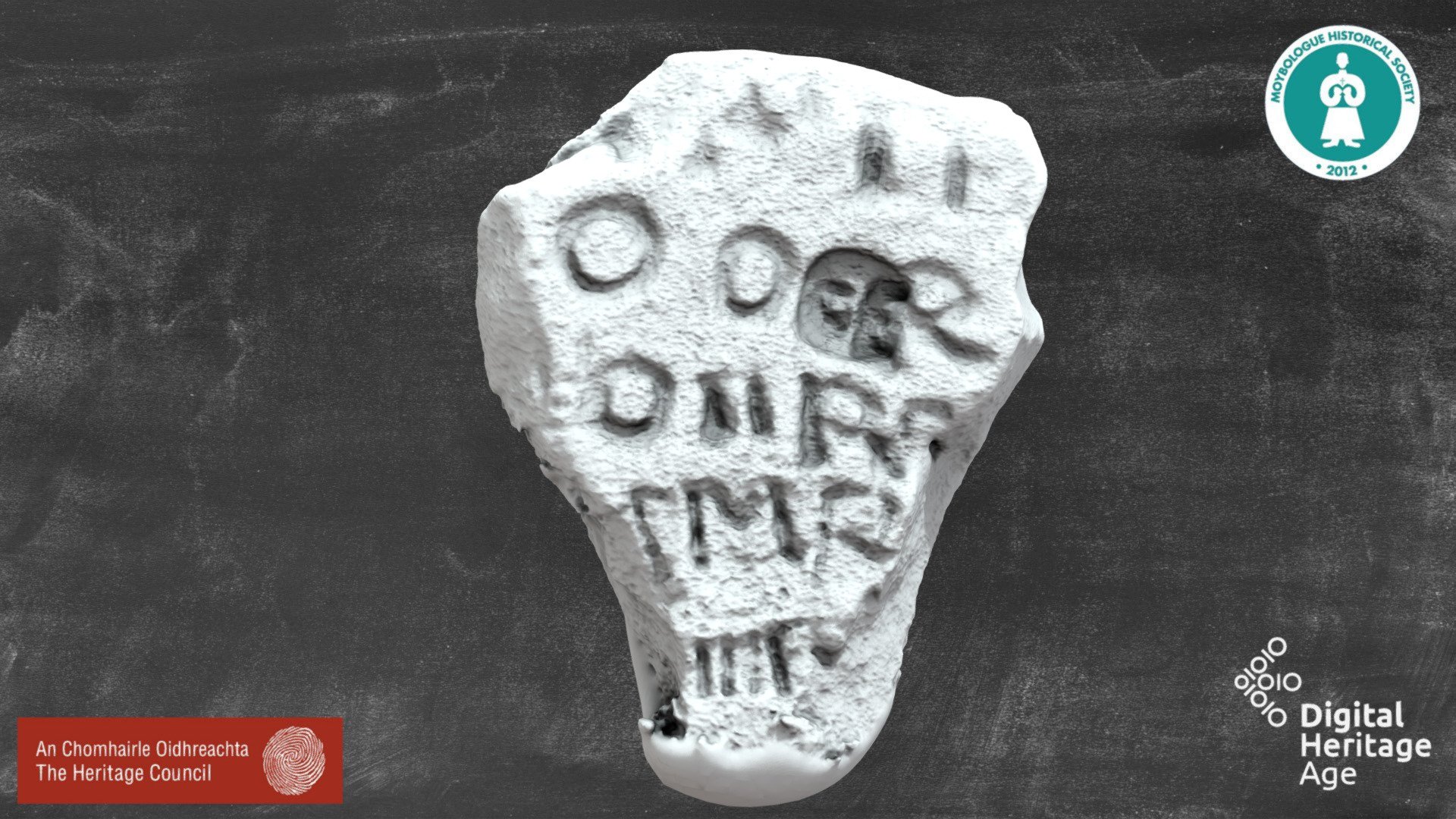 Inscribed Stone CV034-046011 - Download Free 3D model by Cavan3D ...