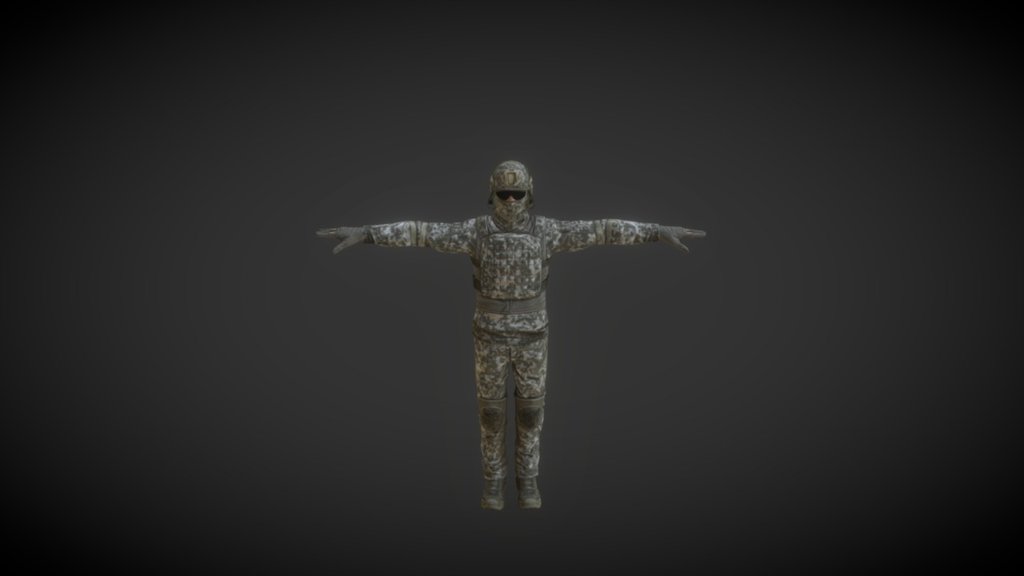 Soldier Woods - 3D model by designit558 [b2bc4f8] - Sketchfab