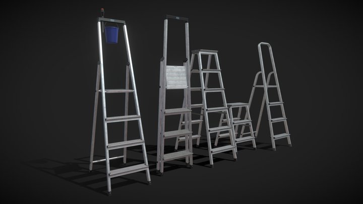 Stepladder 3D models - Sketchfab