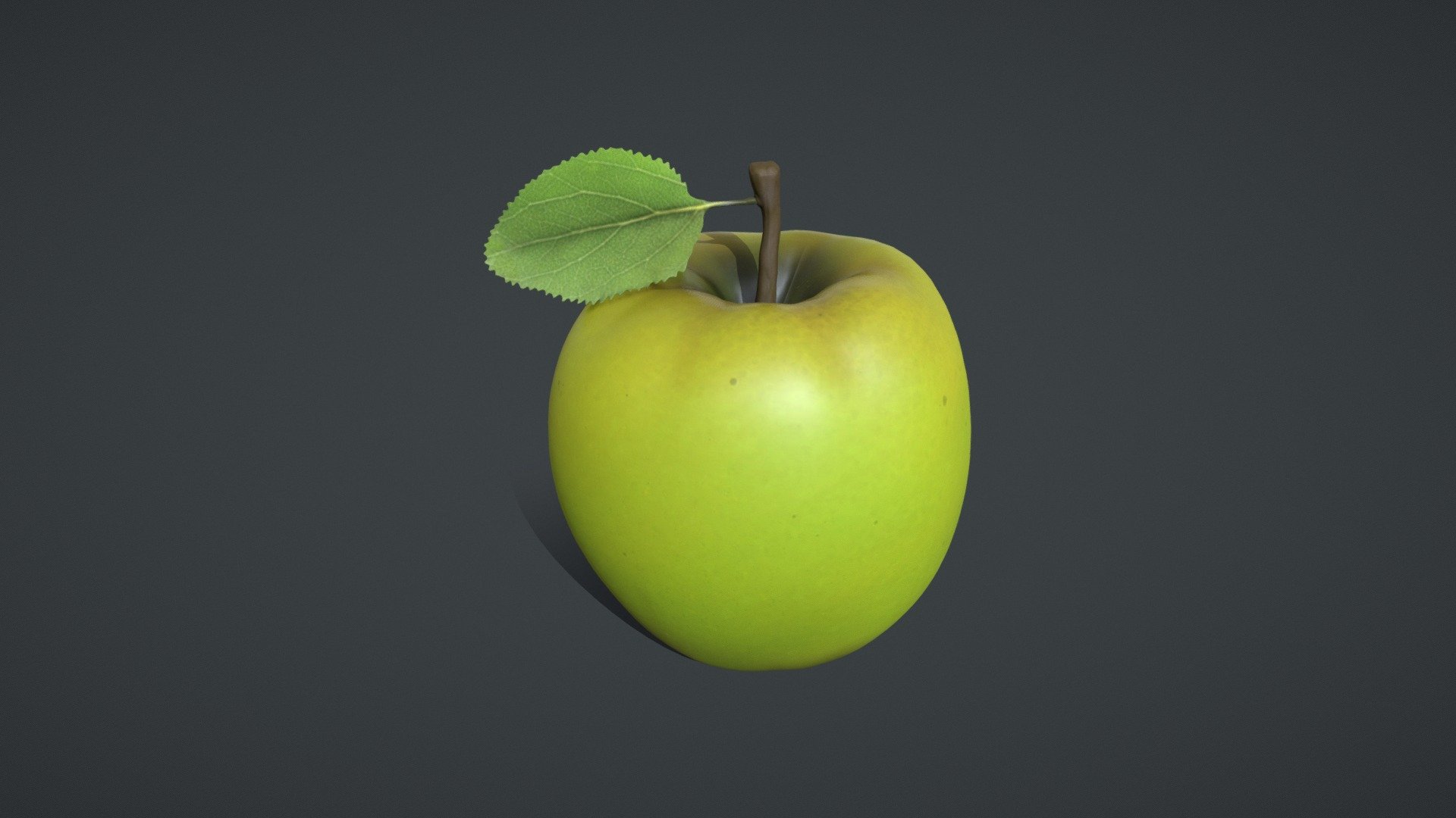 Apple - Download Free 3D model by Silent (@EvgenSilent) [b2bd5d8 ...