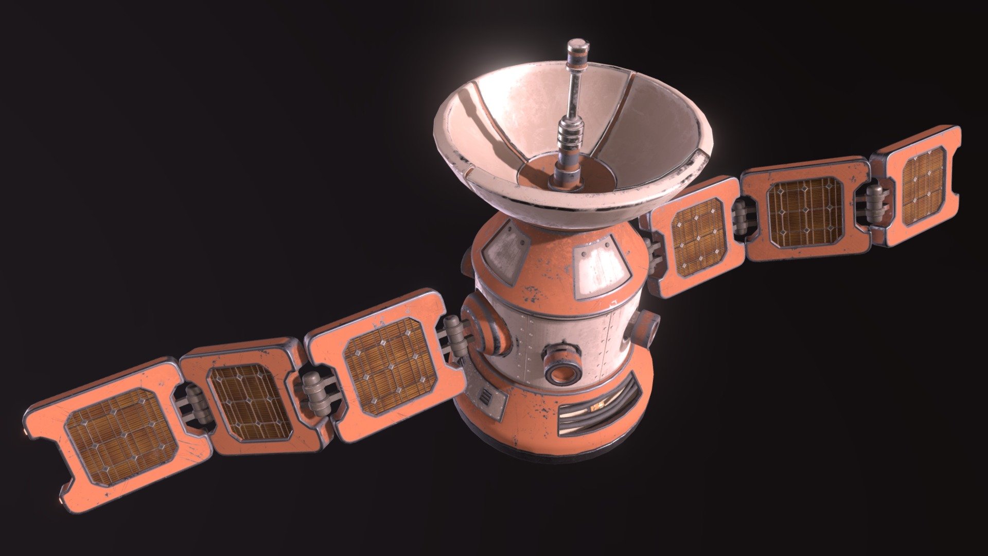 Simple Stylized Satellite - 3D model by Art-Teeves [b2bd5de] - Sketchfab