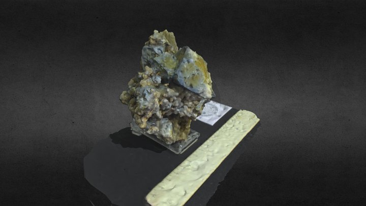 Fluorite-crystal-structure 3D models - Sketchfab