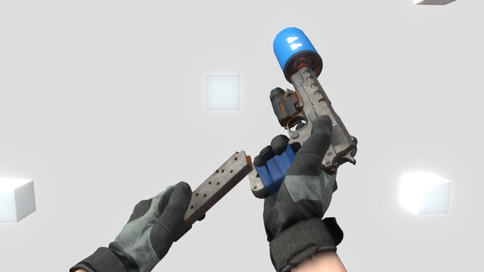 Animated pistol - Download Free 3D model by JUST (@teenjust500 ...