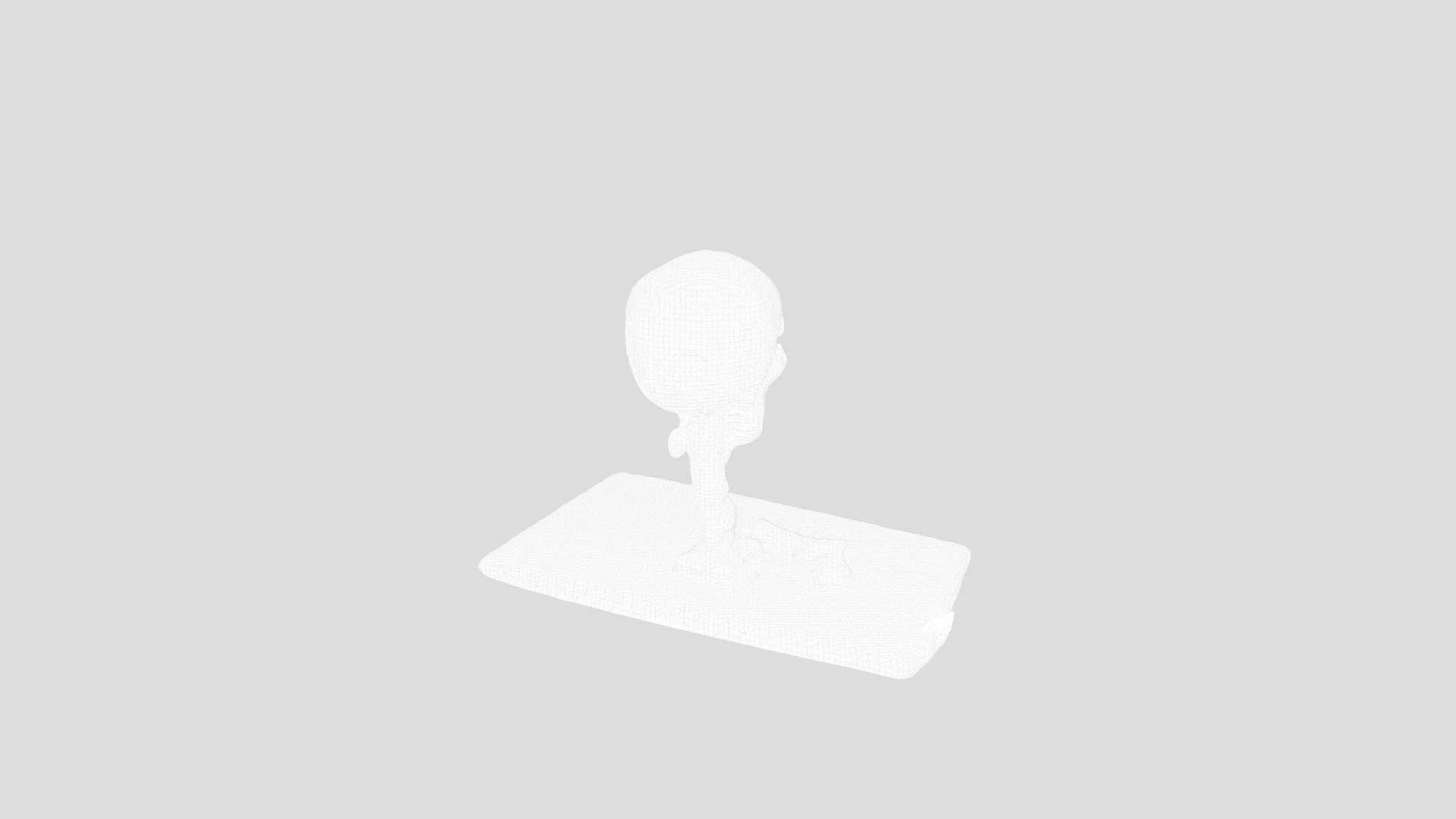 Skull on base - 3D model by rrrider [b2c0701] - Sketchfab