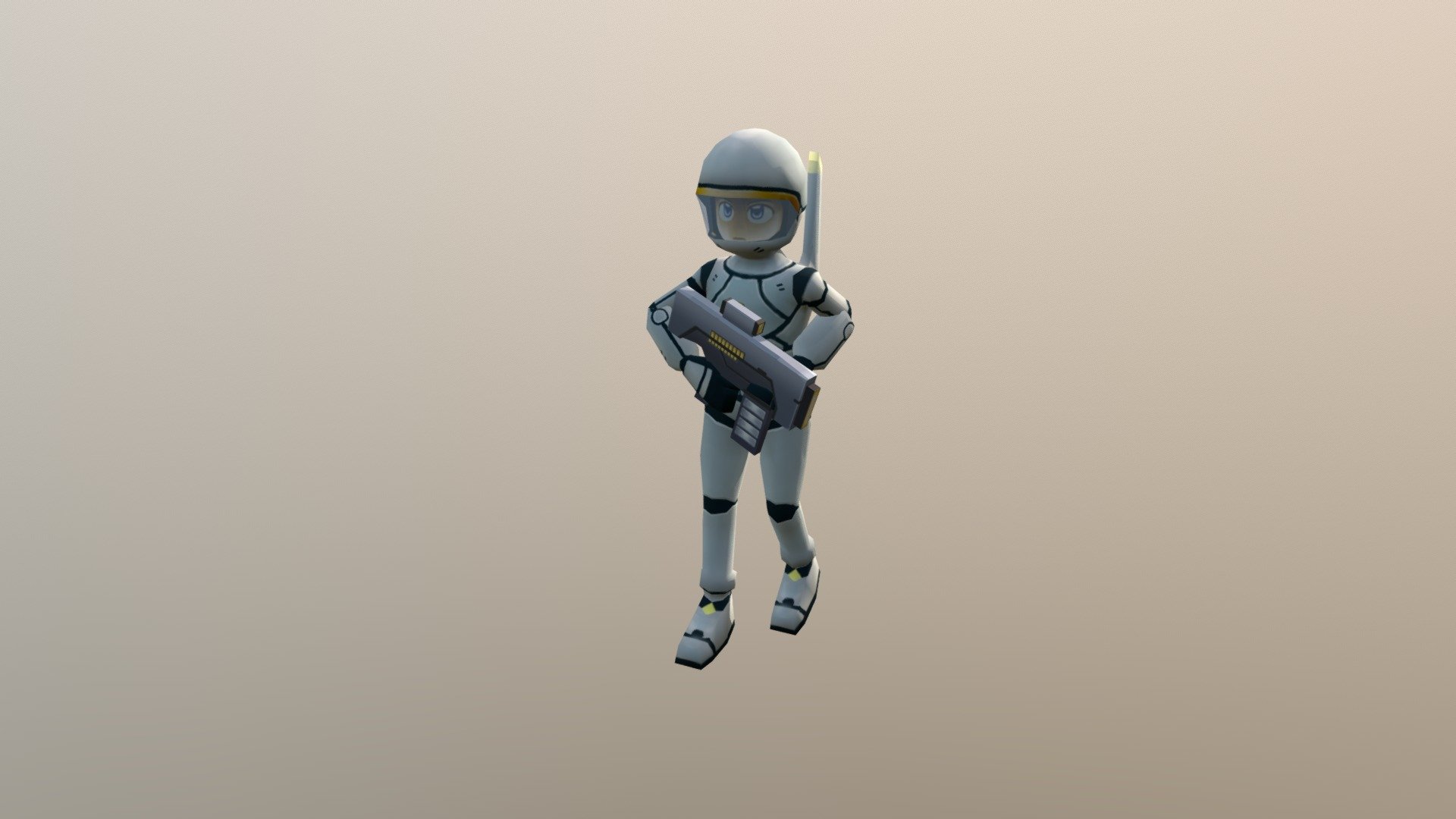 Space Soldier M04 - Buy Royalty Free 3D model by I.V.S. Art (@ivsart ...