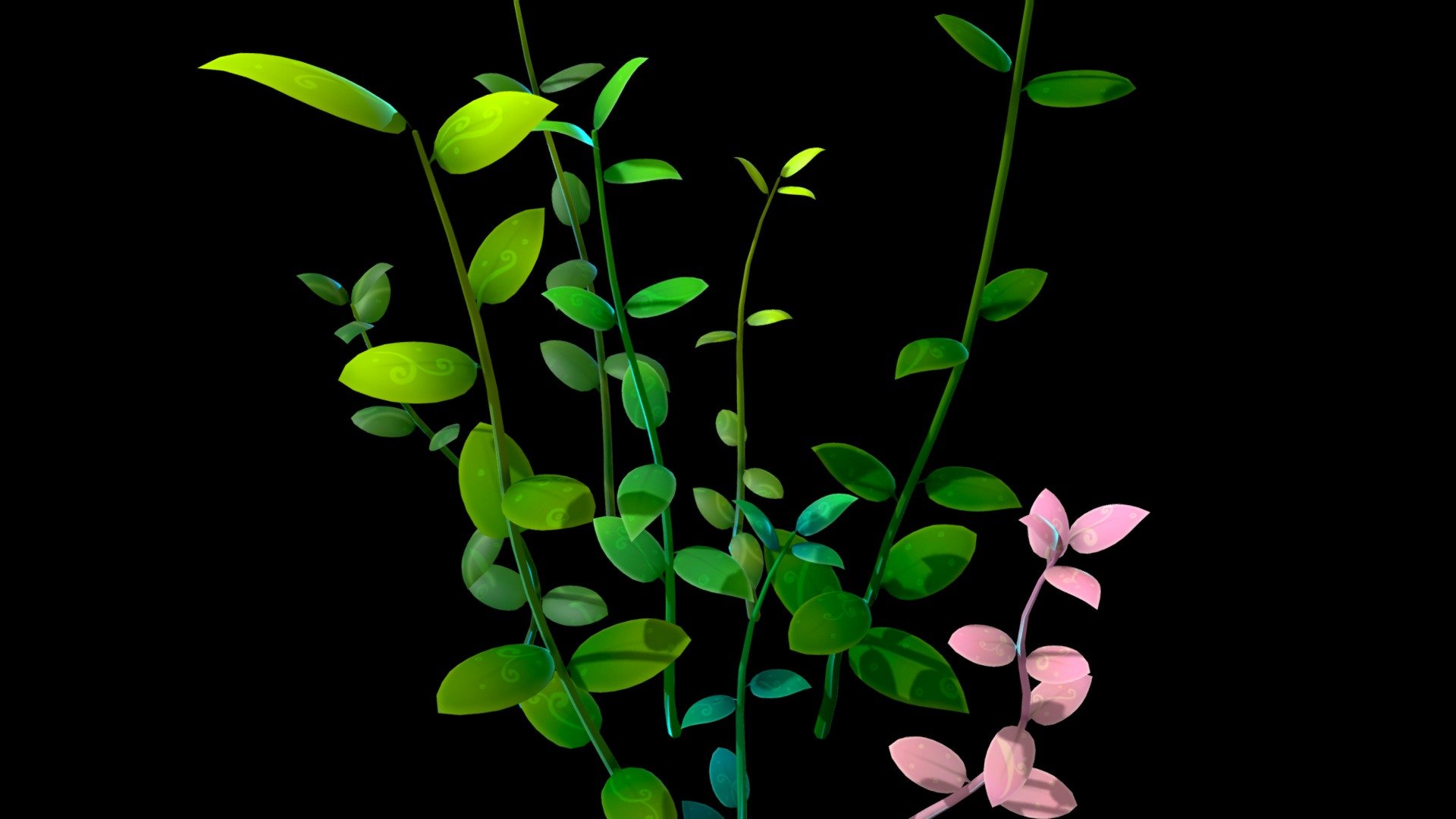 green Plant - Buy Royalty Free 3D model by ostrich (@gohean33) [b2c1384 ...