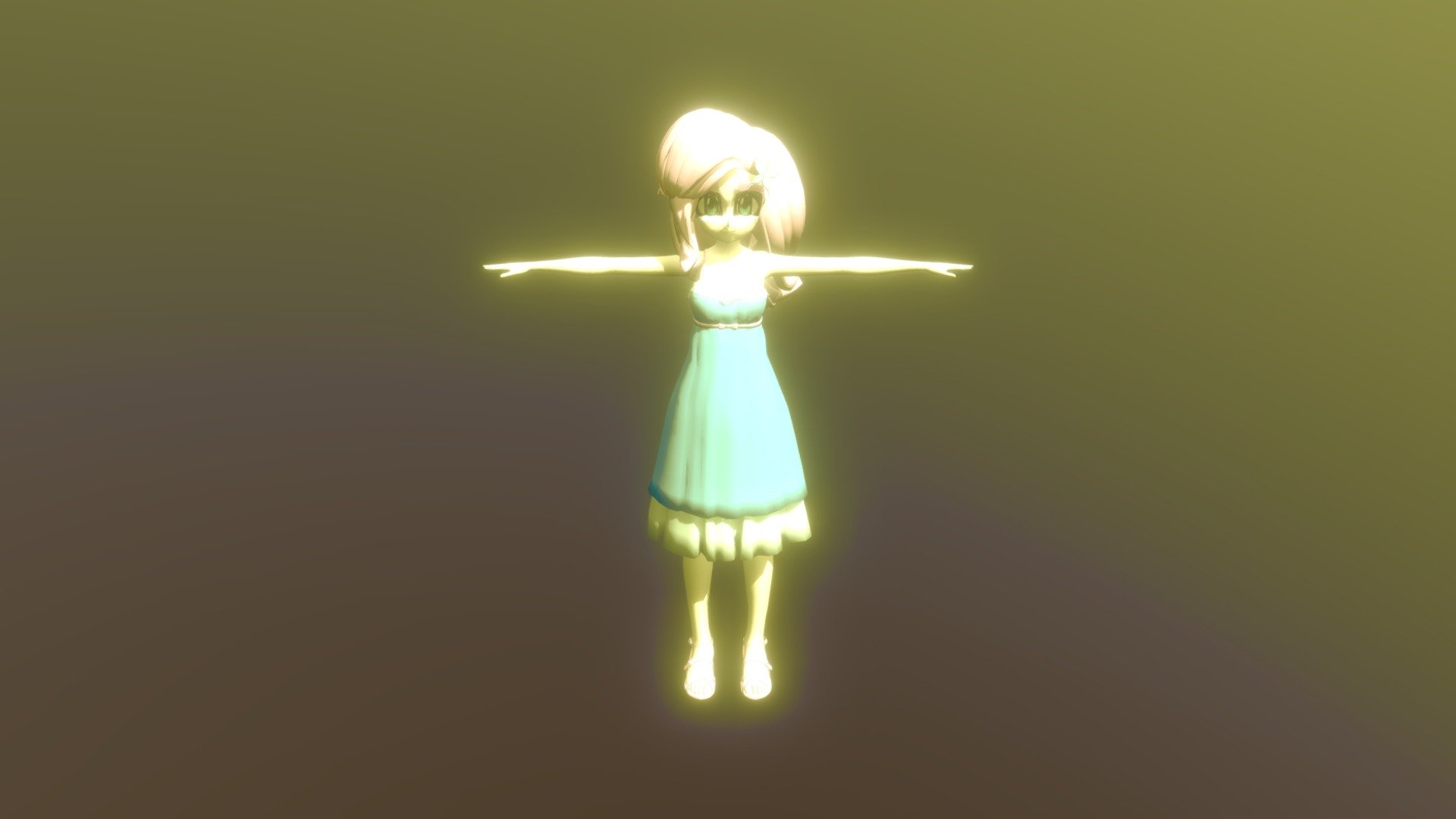 Fluttershy (MLP MMD) - Download Free 3D model by VV (@VV2006) [b2c18f8 ...