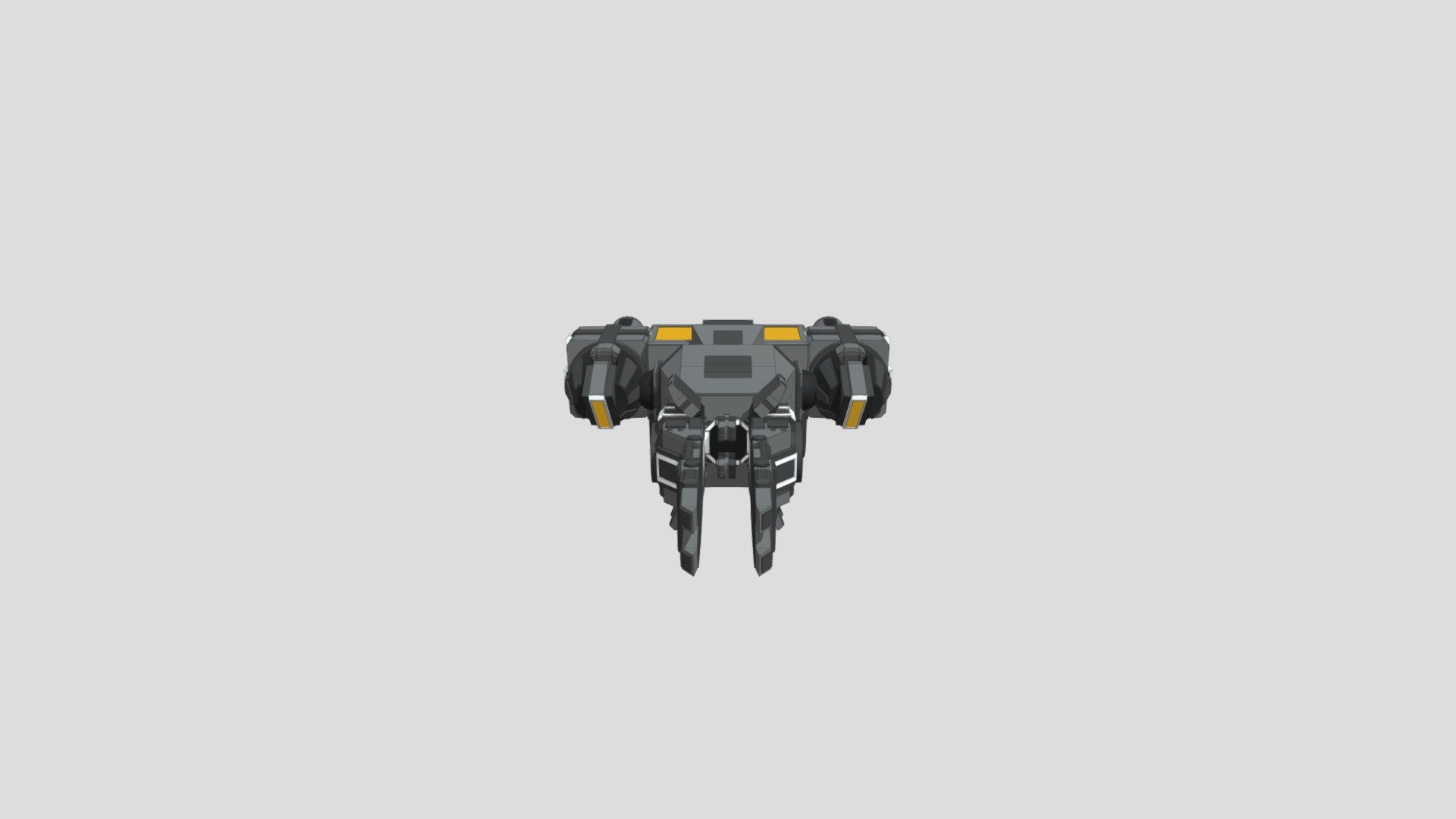 【CustomMecha-02(booster mode】(.obj)sample. - Download Free 3D model by ...