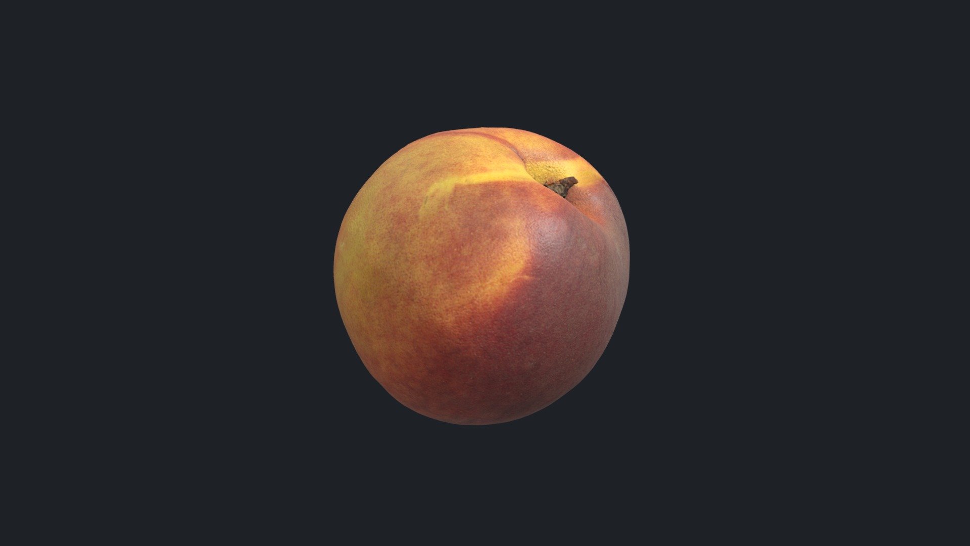 Peach 1 - 3D model by sharetextures [b2c4d7b] - Sketchfab