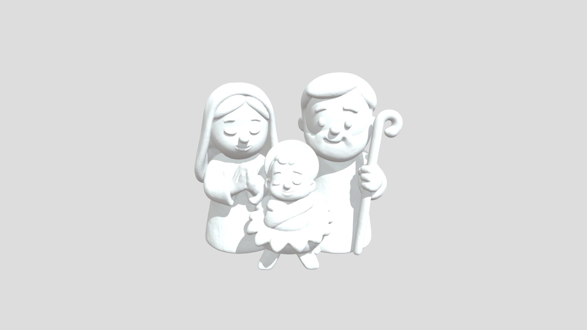 Nativity Scene Art - 3D model by dieguetevilla [b2c4e4c] - Sketchfab