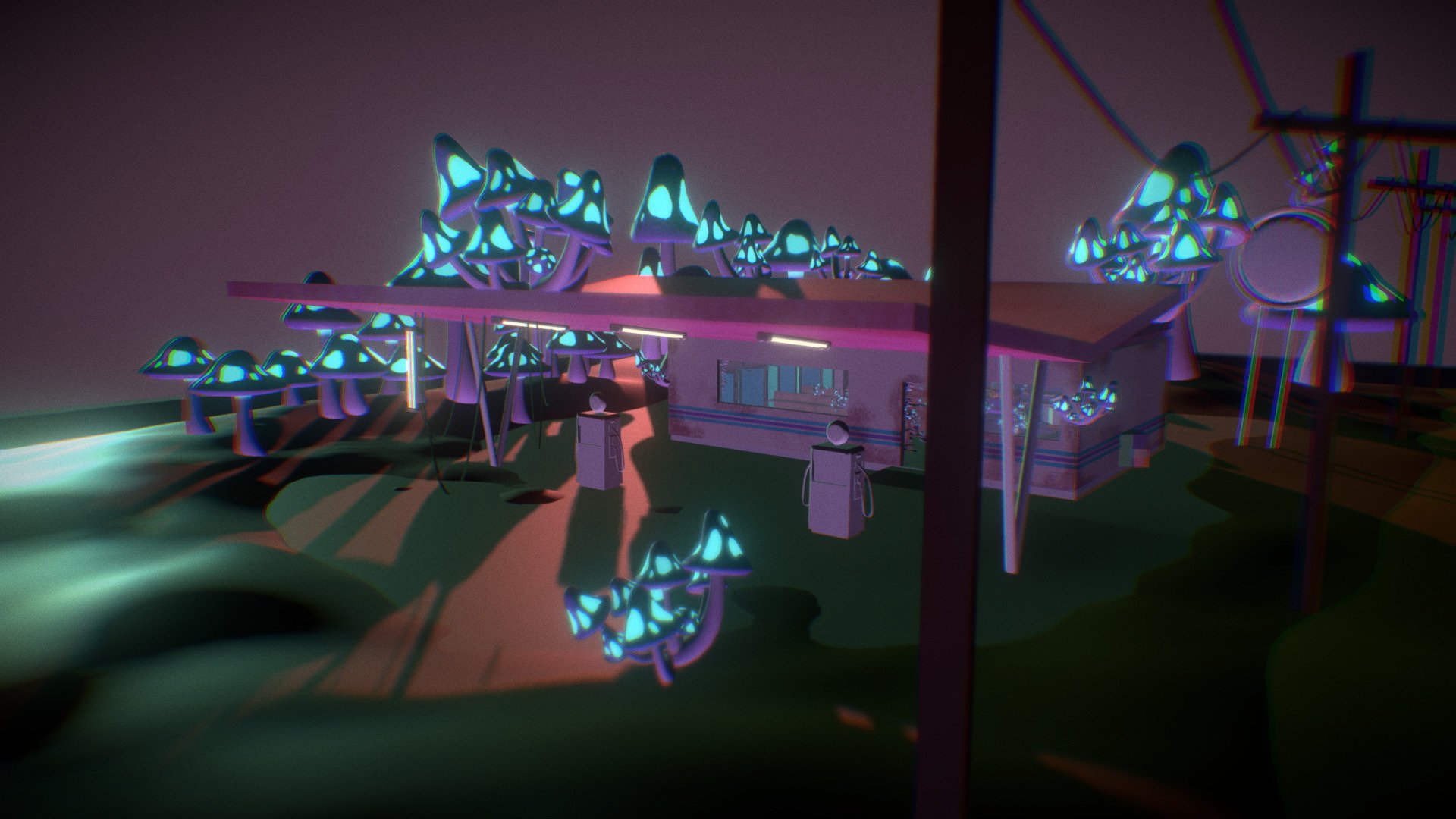 Mushroom_Invasion_Model16AA - 3D model by 1022776 [b2c9630] - Sketchfab