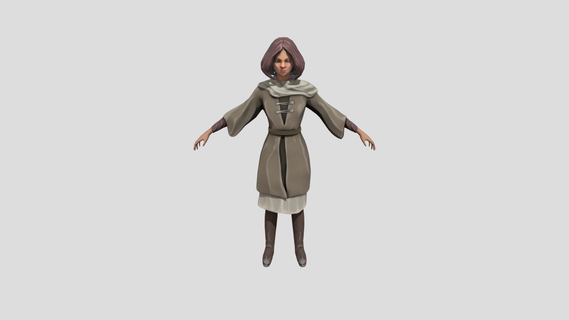 Melina full body character - Download Free 3D model by Liam Croxford ...