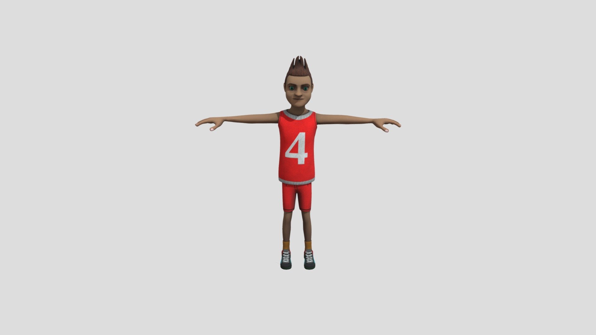 Basketball Males Player 4 - 3D model by creative.avl [b2ca3a3] - Sketchfab