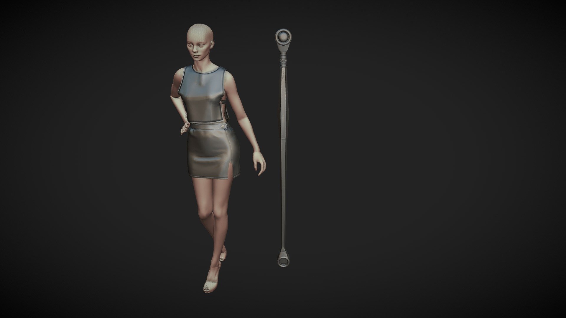 Staff_1_1 - 3D model by KIM (@nzisbkk) [b2cc053] - Sketchfab