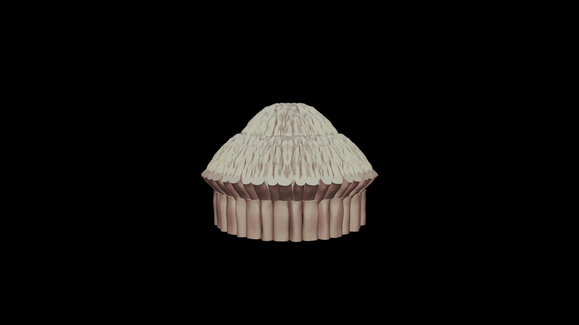 Goblin Round Hut Roof A - 3D model by dutchmogul [b2cc5b8] - Sketchfab