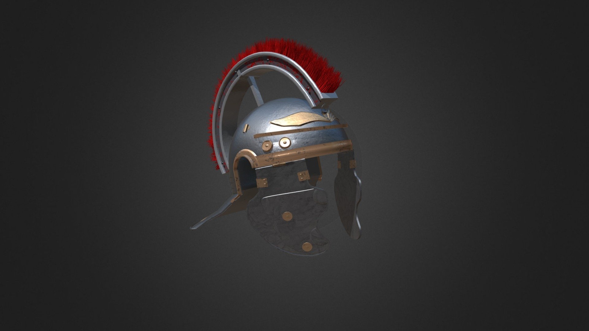 Galea (Roman Helmet) - 3D model by Tijdlab [b2cc91e] - Sketchfab