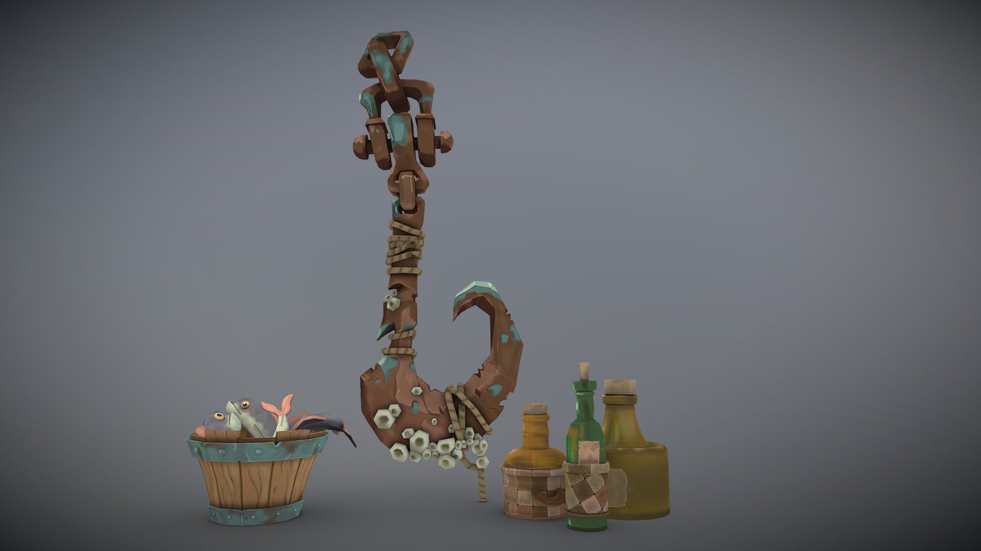 Pirate Inn Set Dressing - 3D model by FernandoAMrn [b2d085b] - Sketchfab
