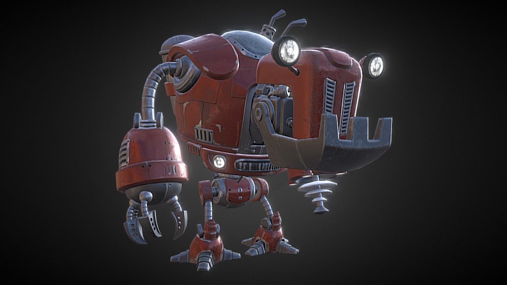 Warbot - 3D model by Henrique Lopes (@henriquevlopes) [b2d28e9] - Sketchfab