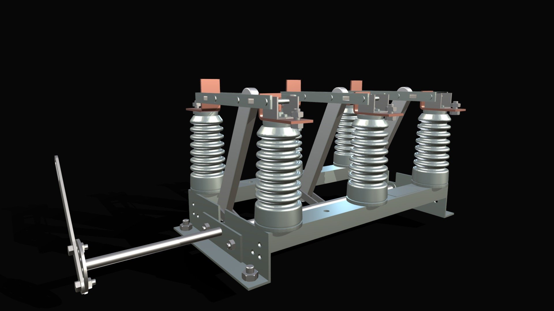 Chave seccionadora de média tensão - 3D model by LM3D (@lm9241221 ...