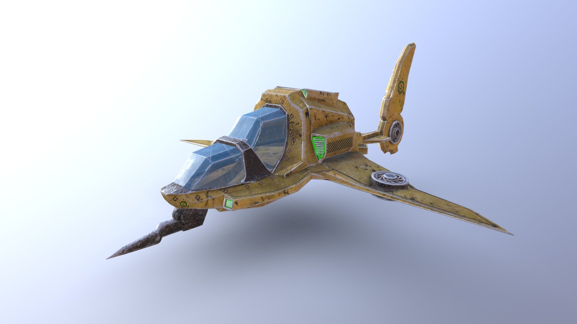 fighter - 3D model by Lin-yan [b2d361d] - Sketchfab