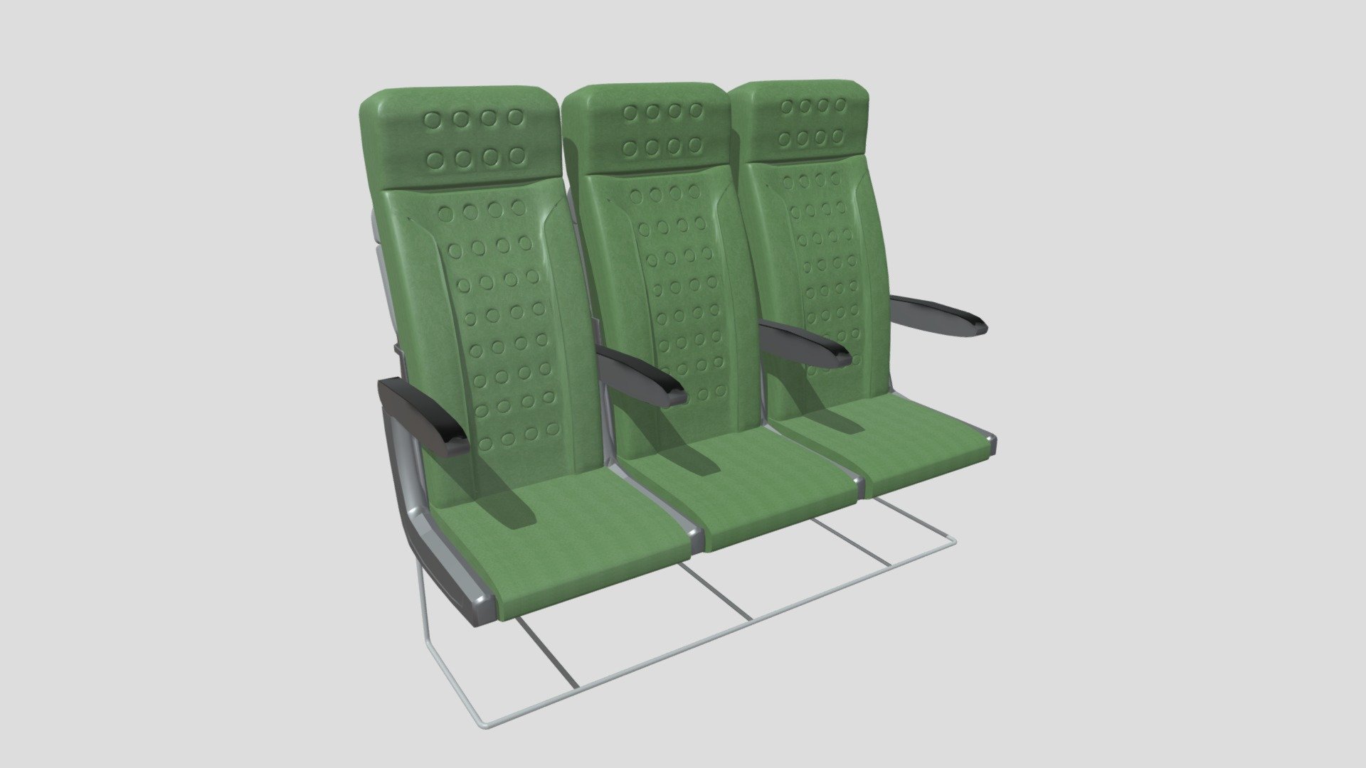 Airplane seats - 3D model by sebastian14094 [b2d3ea3] - Sketchfab
