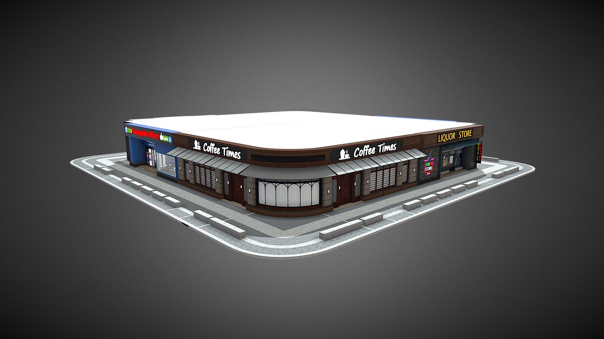 Store Front Pack 7 - Buy Royalty Free 3D model by Devden [b2d5103 ...