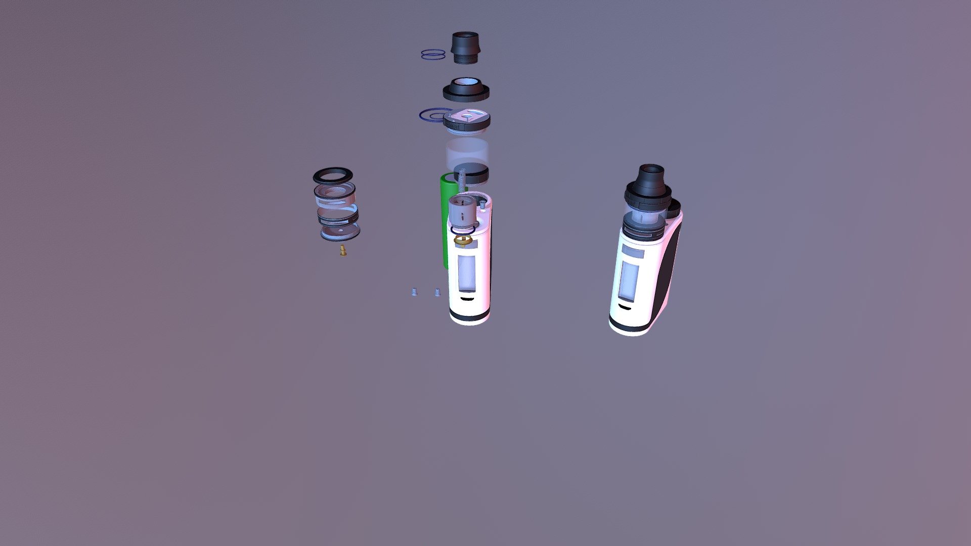 Product Design - 3D Modelling - Eleaf Pico 25mm - 3D model by Foivos ...