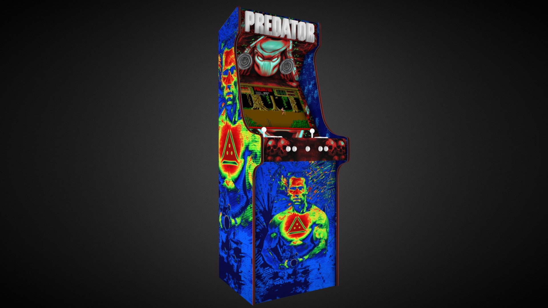 Predator Amiga v2 - 3D model by Art-Conan [b2d7f12] - Sketchfab