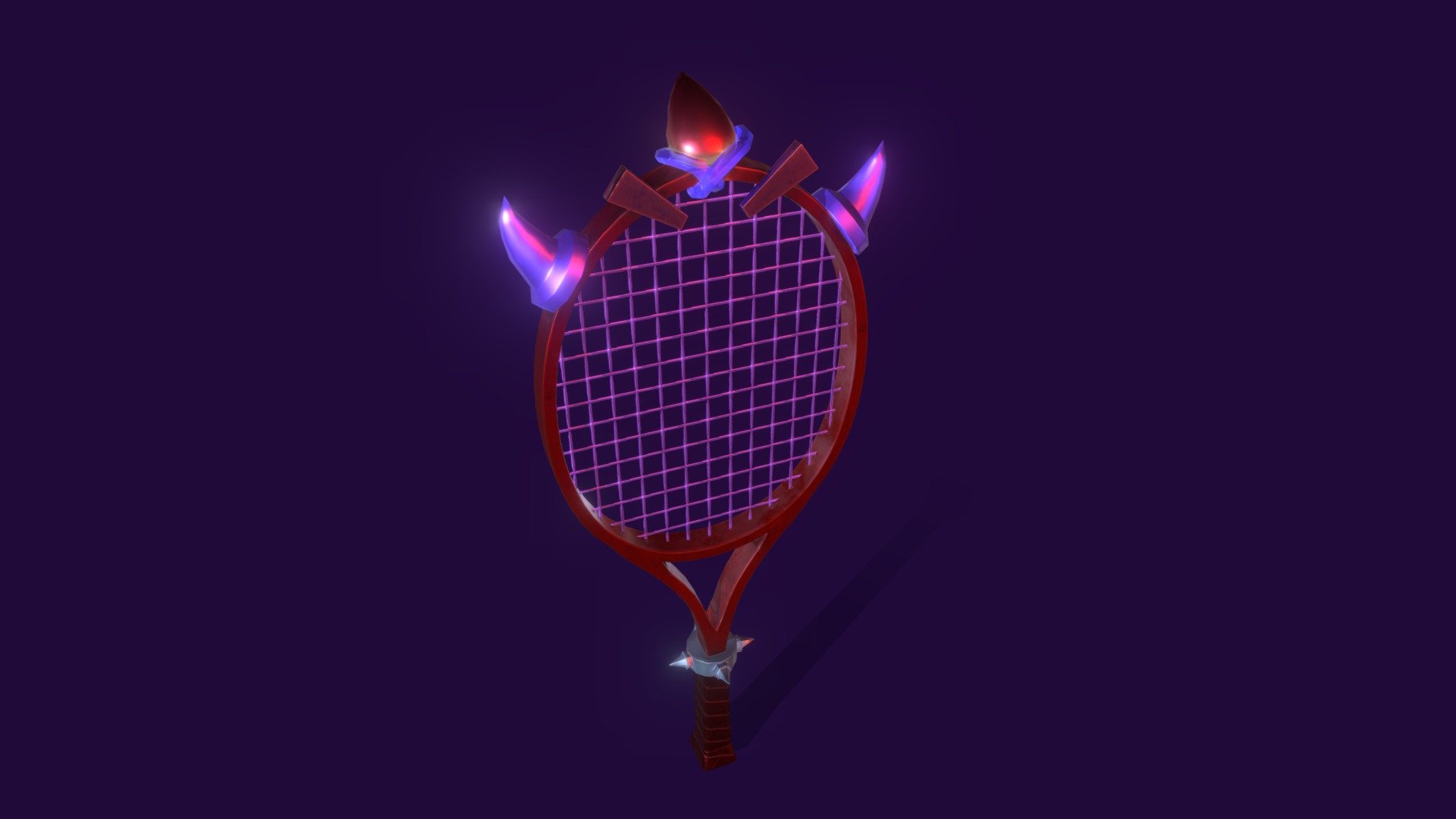 Tennis racket - 3D model by yam (@mm_yam_yam) [b2d8210] - Sketchfab
