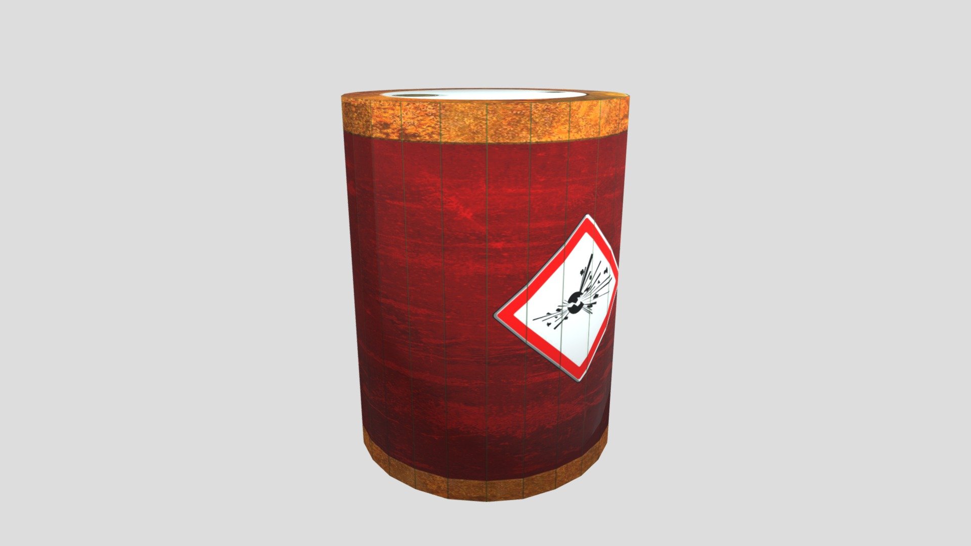 Barrel - 3D model by Luceryon [b2d84ba] - Sketchfab