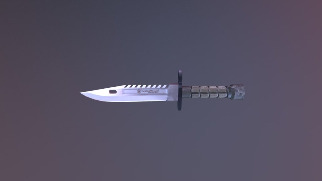 Knife M9 - 3D model by angello [b2d890d] - Sketchfab