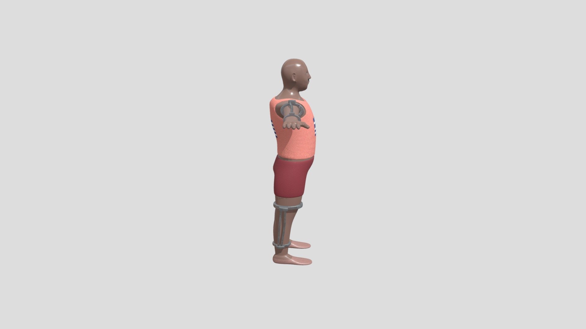 T-pose Athlete - 3D model by WarmCheese8890 [b2da6ca] - Sketchfab